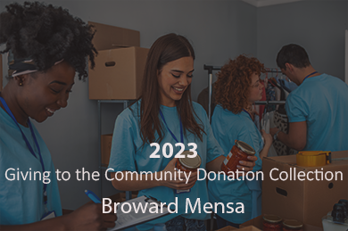 Mensa Cares Community Service Projects
